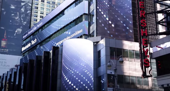 New Morgan Stanley LED Signs Light Up Times Square | R. Scott Lewis PE, PC